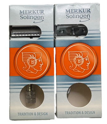 (2 Pack) Merkur Double Edge Safety Razor MK-33001 | eBay