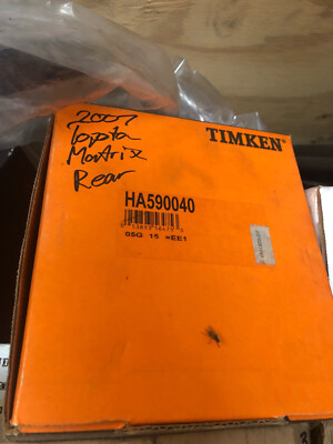 New Timken Wheel Bearing Hub Assembly Rear HA590040 Toyota Matrix ...