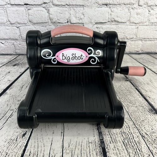 Sizzix Big Shot Die Cutting Embossing Machine Only No Plates Black/Pink ...