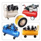 5x Replacement Air Compressor Intake Paper Filter Element Piston Type ...