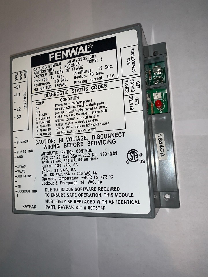 FENWAL 35-673902-561 Ignition Control Module | eBay