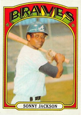 1972 Topps #318 Sonny Jackson EX p39295 | eBay Australia