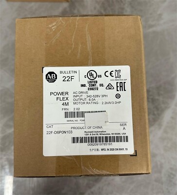 AB 22F-D6P0N103 AC DRIVE 2.2KW 3.0HP NEW IN BOX DHL 820919785191| eBay
