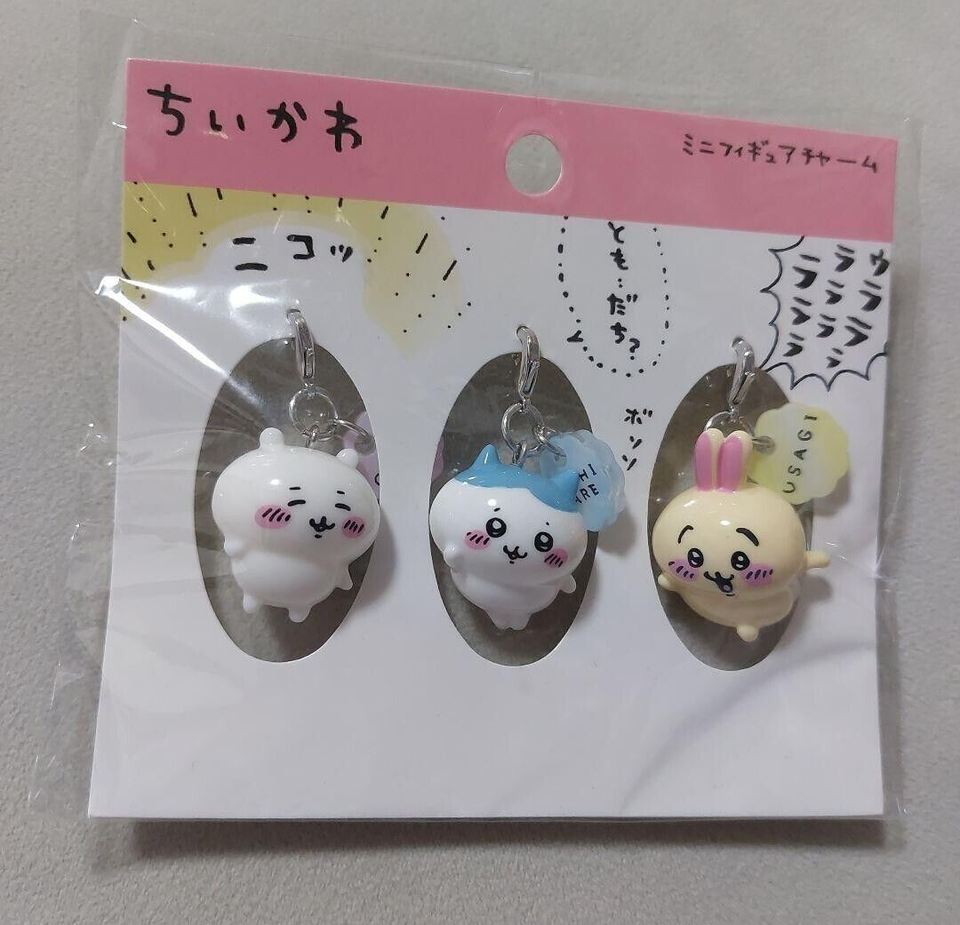Chiikawa Mini Figure Key Charm Chikawa Rabbit Usagi Hachiware Set Of 3 ...