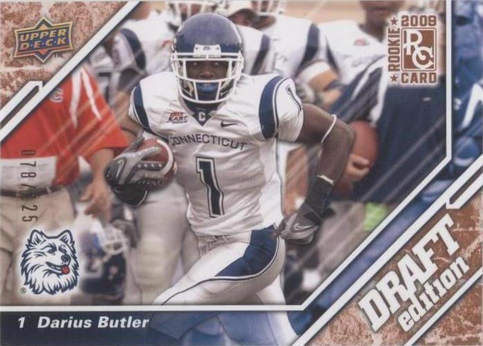 2009 Upper Deck Draft Edition - Darius Butler #106 Bronze /125 (RC) for ...