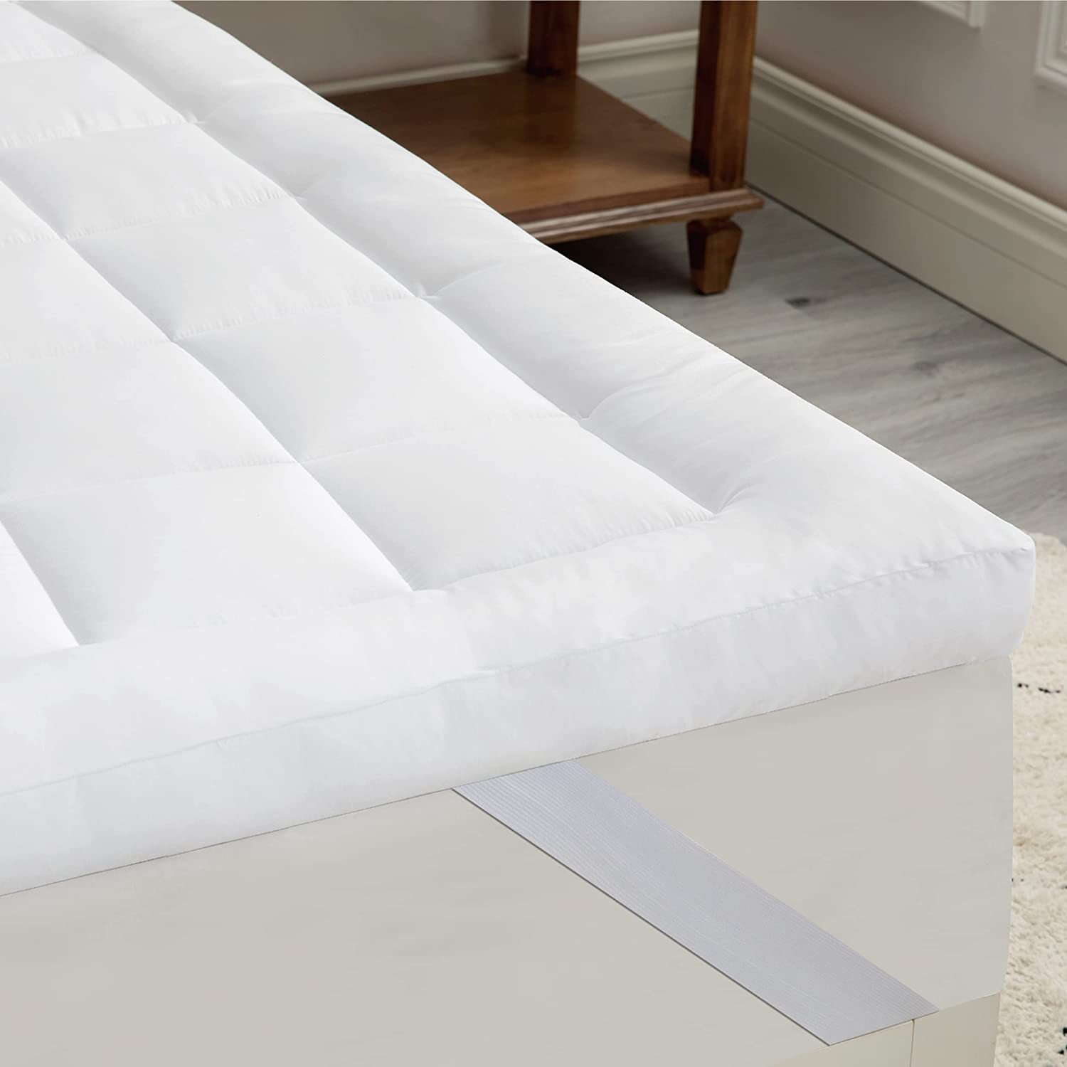 Hotel Quality Mattress Topper 10cm Deep Thick Single Double King Super ...