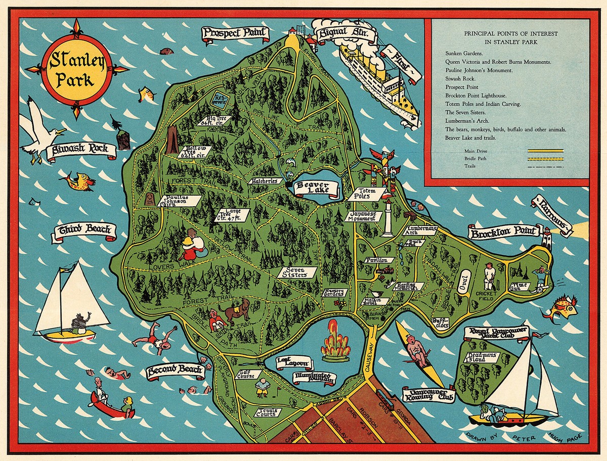 Stanley Park Map