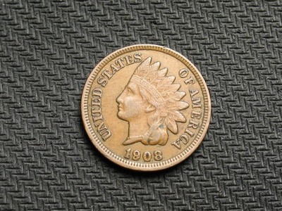 🔥OLD COIN SALE- XF 1908 INDIAN HEAD CENT PENNY COLLECTIBLE U.S PENNY🔥 ...