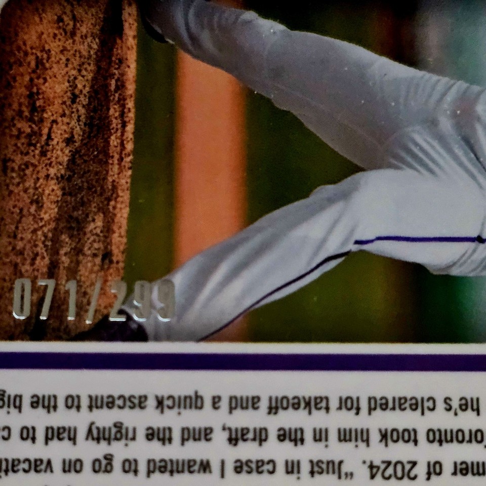 TREY YESAVAGE RC /299 PROSPECT EDITION BLUE PRIZM 2024 COLOR MATCH 2024 ...