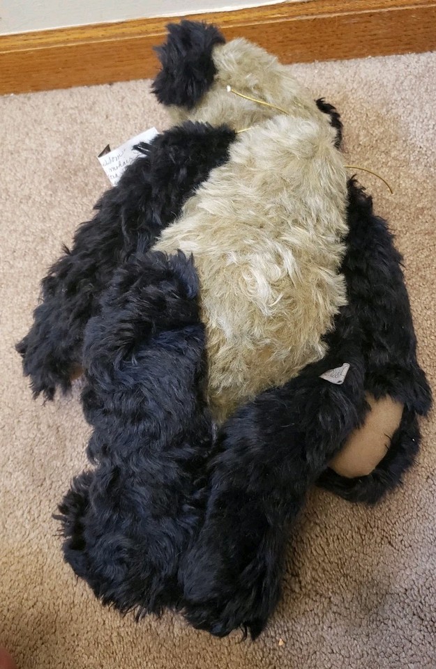 16" Vintage JEAN OLSEN Designs ARTIST BEAR Mohair Teddy HEATH Plush ...