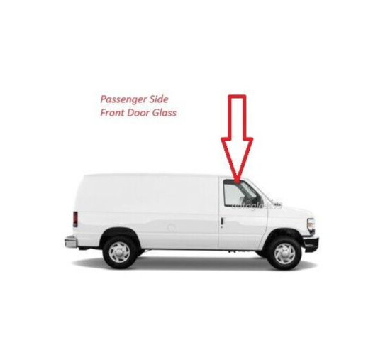Fit 1992-2014 Ford Econoline Van Right Side Front Door Window Glass | eBay