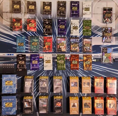 Star Wars CCG Factory Sealed Booster Pack & Deck Lot - All Sets BB/WB ...