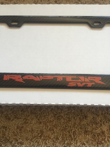 Real Carbon Fiber Ford F150 F-150 SVT Raptor License Plate Frame | eBay
