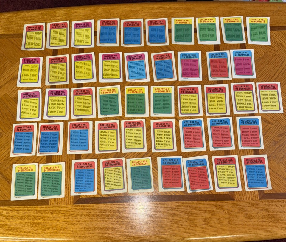 47 - 1970 Topps Baseball STORY BOOKLET SET Excellent Condition! Missing ...