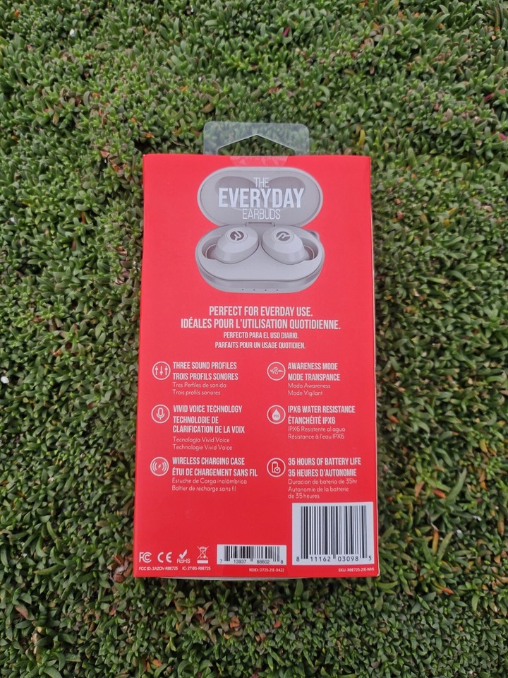 Raycon The Everyday White Waterproof Wireless Bluetooth I Earbuds NEW ...