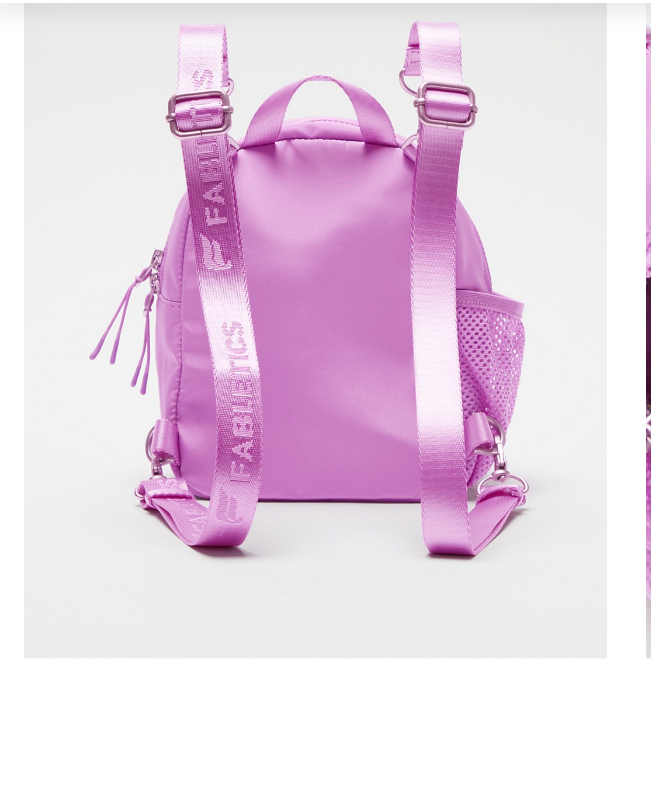 Fabletics Mini Sport Backpack Misty Lilac Purple , Adjustable Strap | eBay