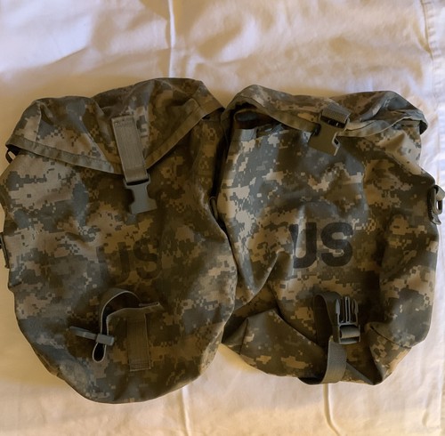 LOT OF 2 US ARMY MOLLE ACU DIGITAL CAMO SUSTAINMENT POUCH NSN 8465-01 ...