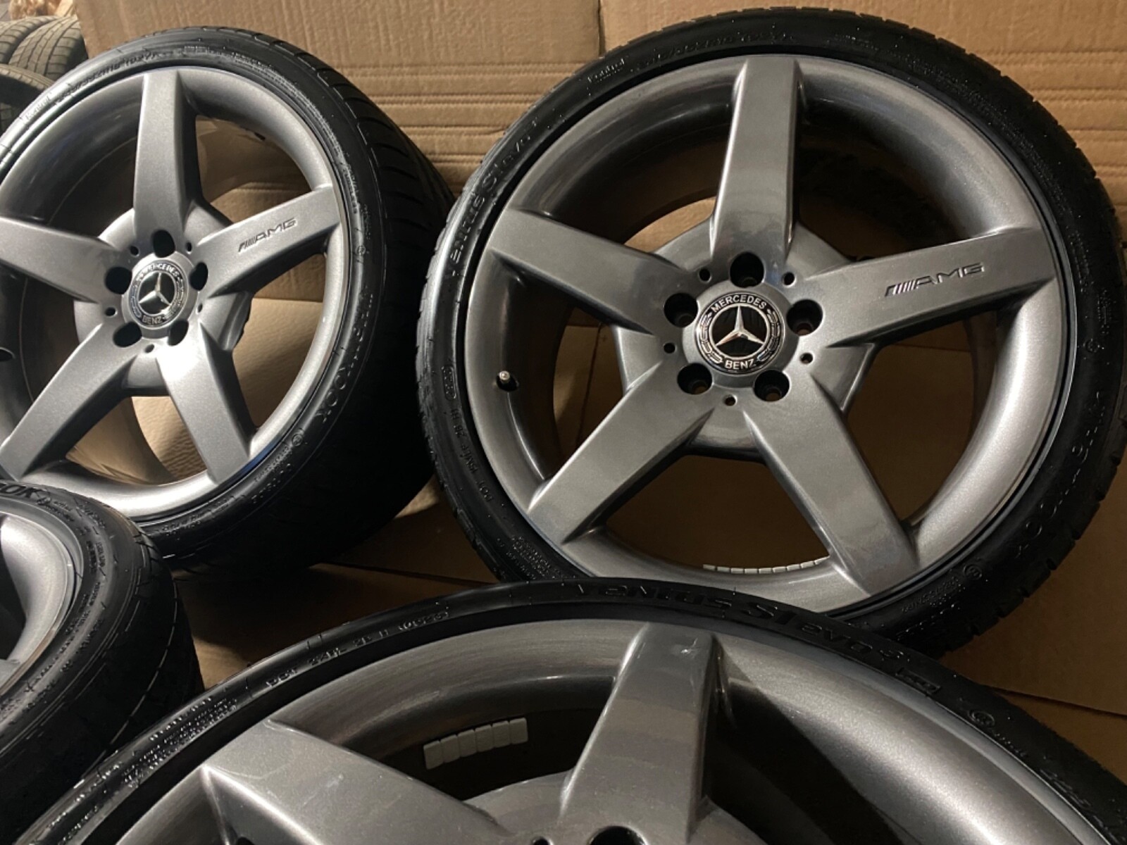 Amg Wheels Styling III + Tires 18" Mercedes W203 W202 W209 R170 R171 ...