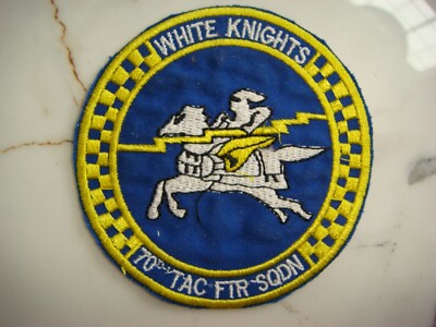US ARMY 70th TACTICAL FIGHTER SQUADRON WHITE KNIGHTS PATCH | eBay