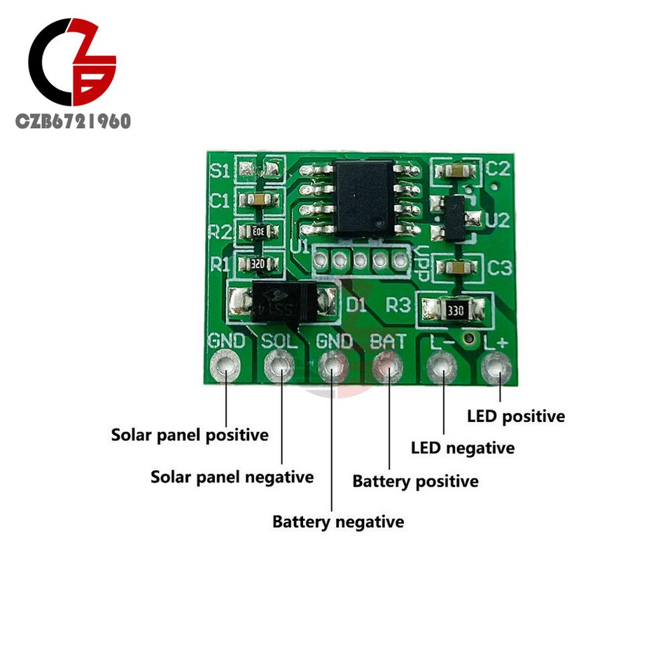 Solar Light Control Panel Solar Lamp Controller Module Solar Lamp Board ...