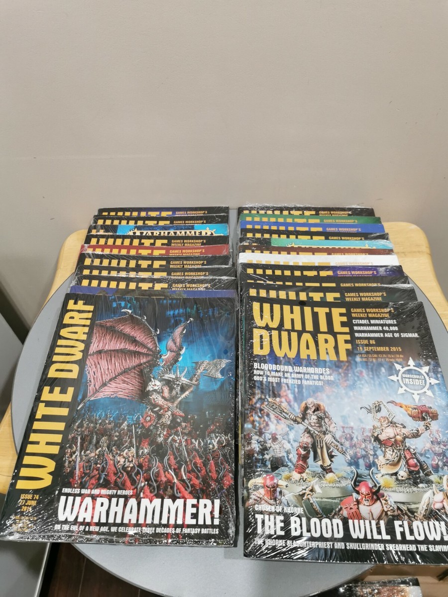 White Dwarf Magazine Back Issues Warhammer White Dwarf Magazine Issue
