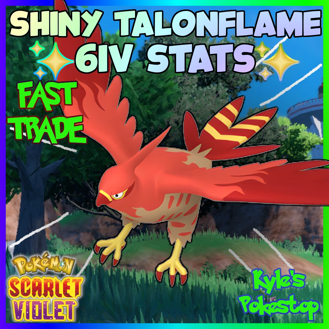 Pokemon Talonflame Shiny