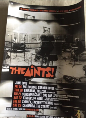 The Aints! Jun 2019 Australian PromotionalTour poster 40x30cm | eBay