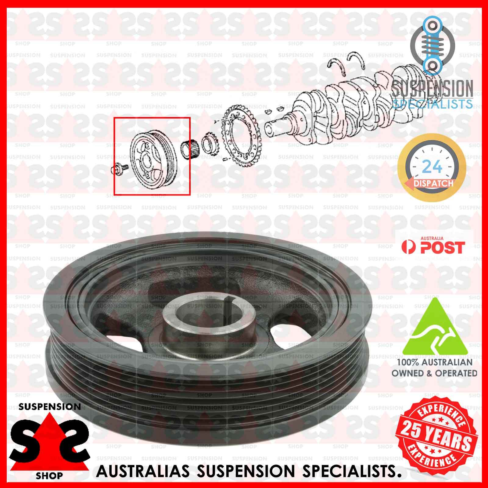 Belt Pulley, Crankshaft Suit TOYOTA Rav 4 Iv (_A4_) 2.2 D 4WD (ALA49 ...