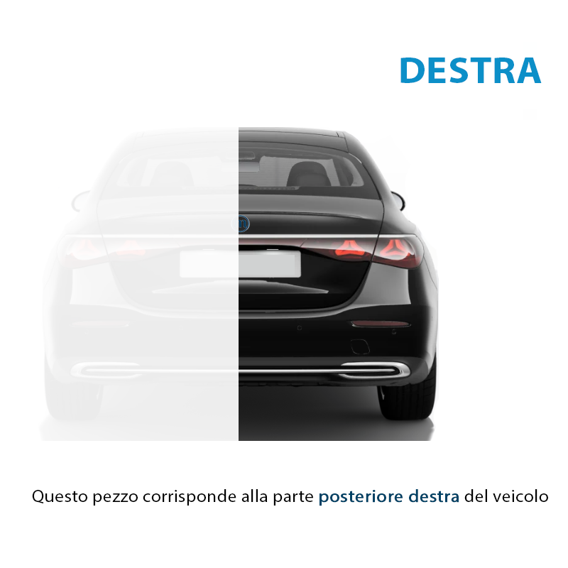 A1697303235 serratura porta posteriore MERCEDES BENZ CLASE B 180 ...