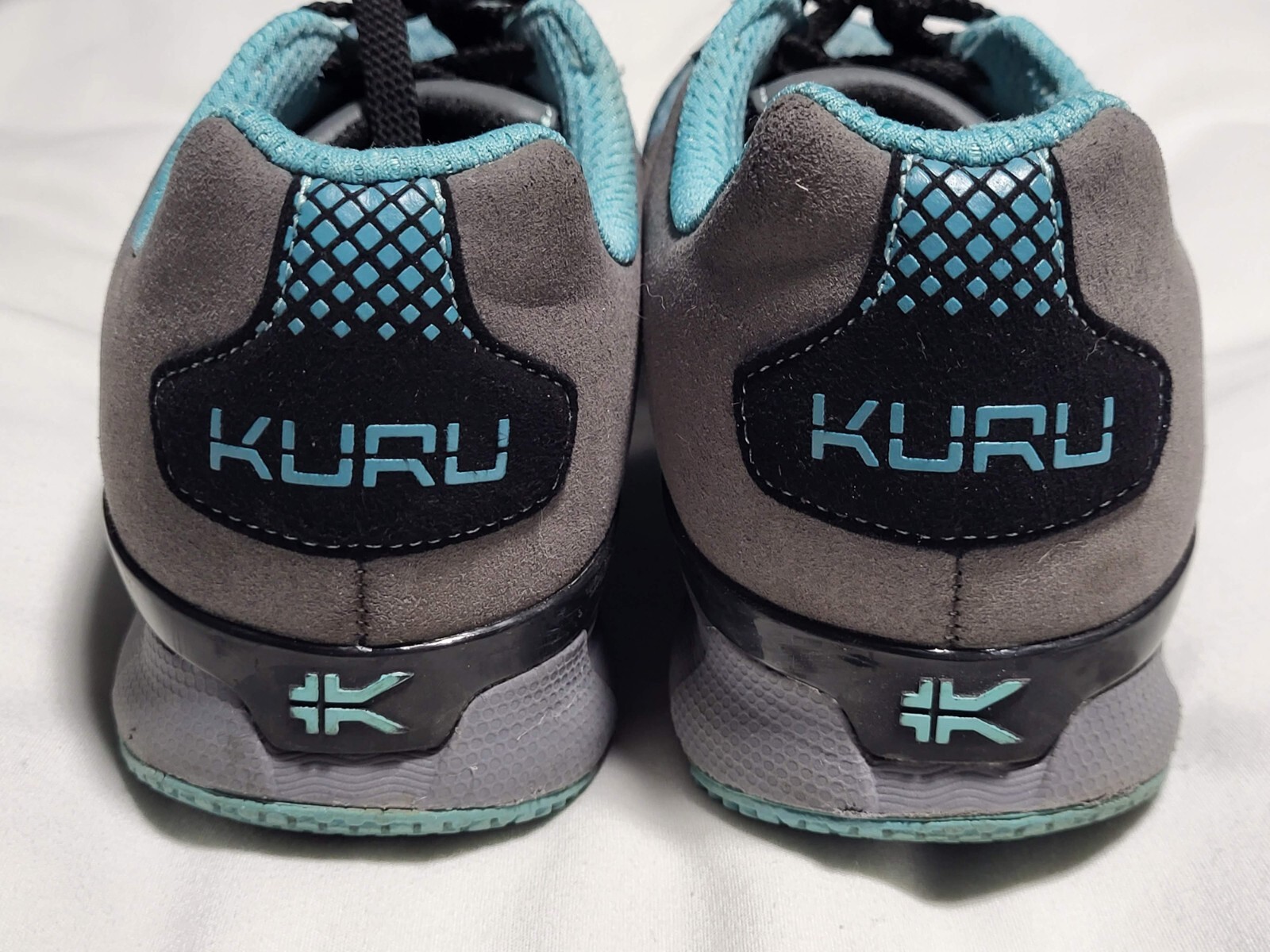 Kuru Women Blue Gray Quantium Mesh Trail Running Active Shoes Sneakers ...