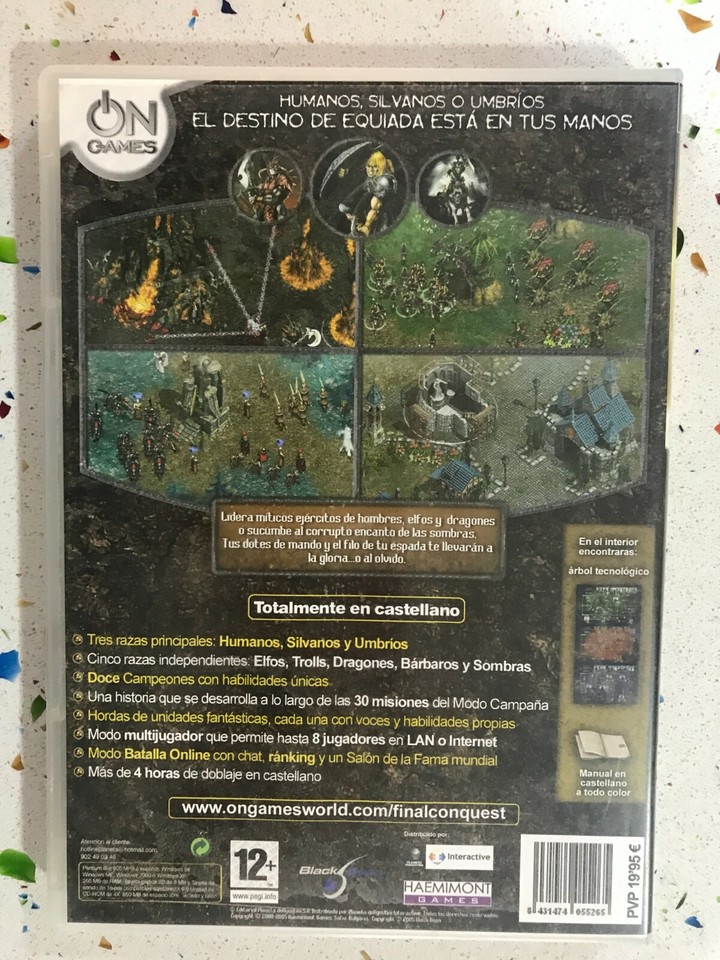 Final Conquest PC The Conquest Of The Empire Of Shadows CD ROM Game ...