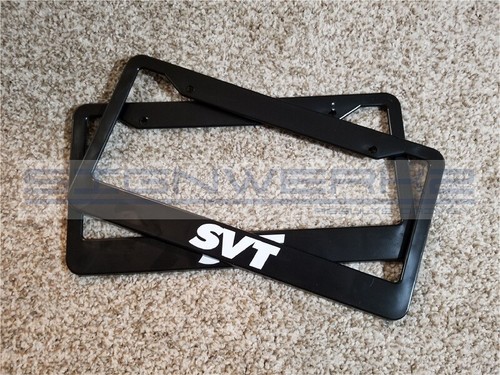 Ford SVT License Plate Frame Ford Racing - Pair | eBay