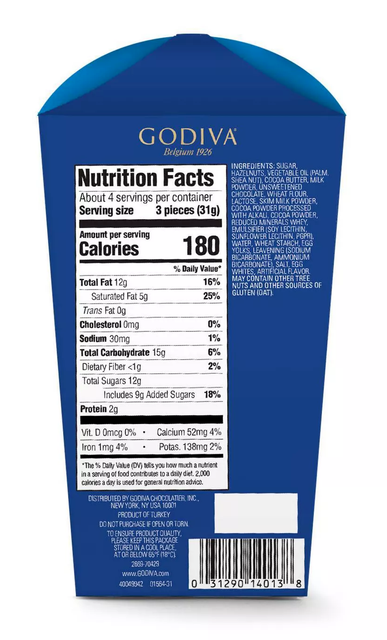 Godiva Masterpieces Dark Chocolate Raspberry Star 5 oz Each BB 02/23 ...