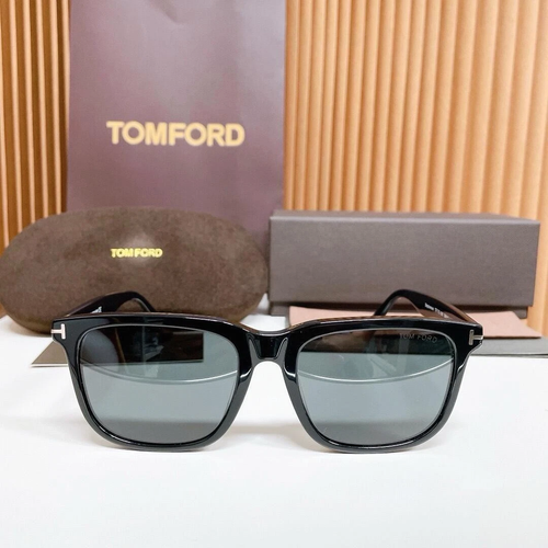 Tom Ford Black Frame Gray Lens Sunglasses 56 19-145 | eBay