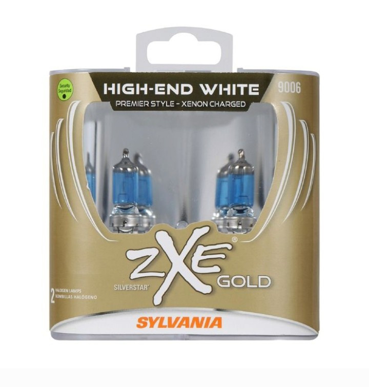 SYLVANIA 9006 SilverStar zXe GOLD High Performance Halogen Headlight 2 ...