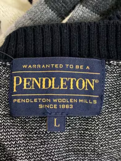 PENDLETON / Pendleton / Knit Vest (Thin) / L / Wool / Black / All-Over ...