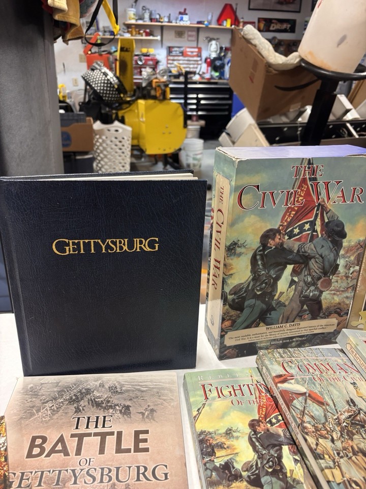 Civil War Gettysburg History Book Lot Vicksburg Cedar Creek HC | eBay