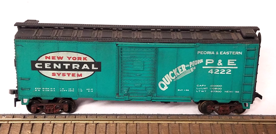 HO Scale Athearn Bev-Bel #246 Custom Peoria & Eastern 40' Box Car ...