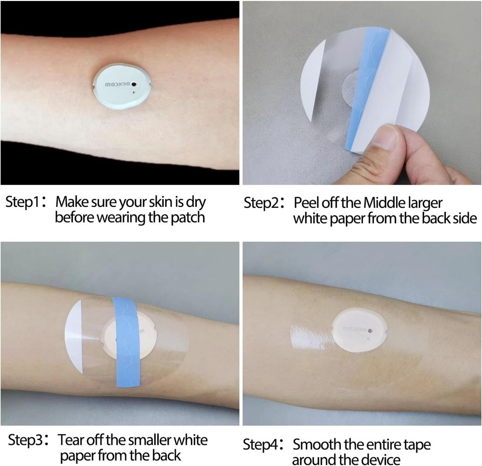 Dexcom G7 Adhesive Patches - 20 Pack Waterproof & Transparent Overpatch ...