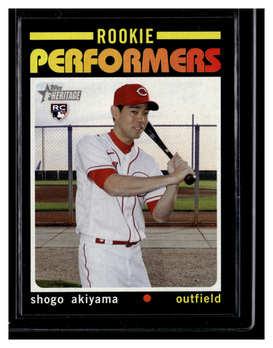 2020 Topps Heritage Rookie Performers #RP-3 Shogo Akiyama | eBay