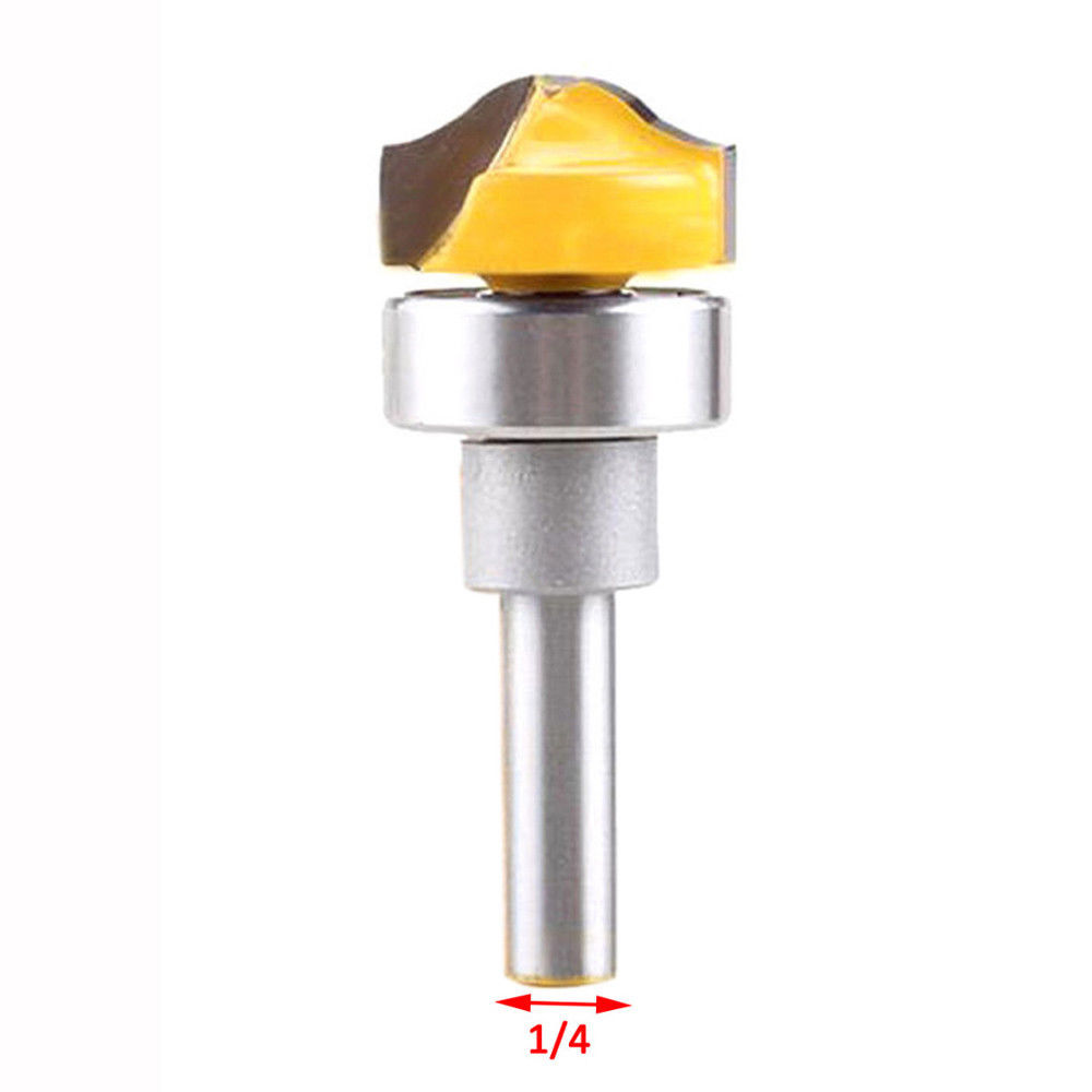 1Pcs Profile Groove Template Router Bit - 1/4" Shank Woodworking Cutter ...