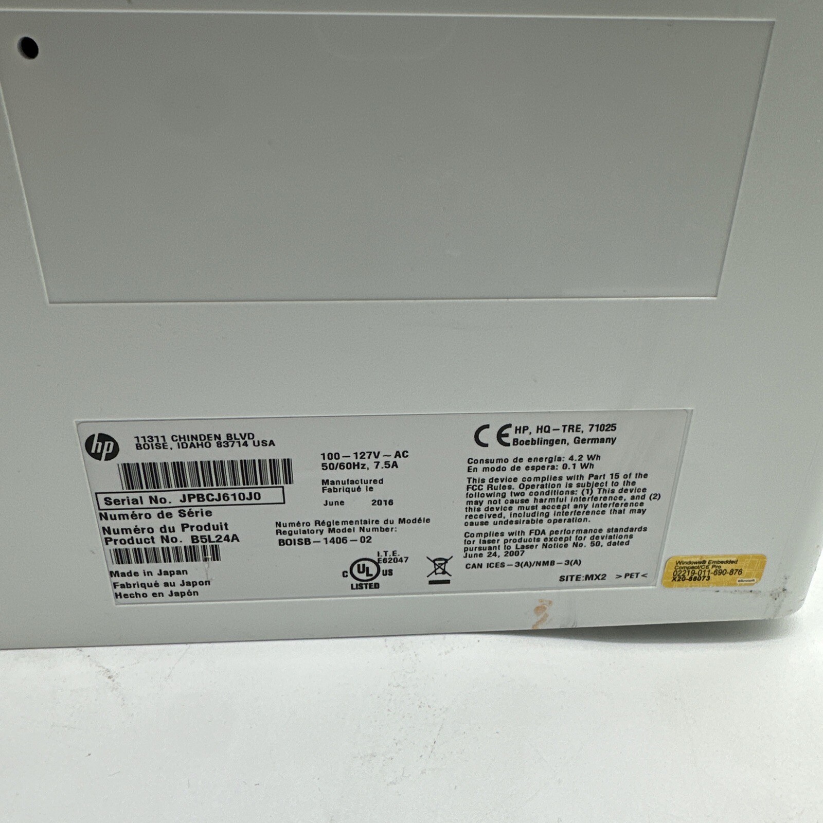 HP Color LaserJet Enterprise M553 Laser Printer, B5L24A, 34815 Pages ...