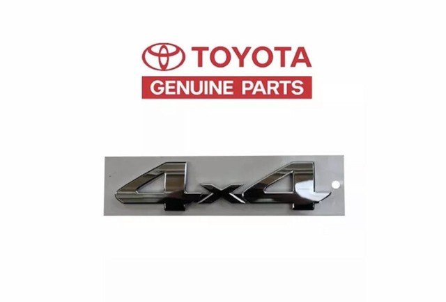 Genuine OEM Toyota 4x4 Tail Gate Rear Emblem 75473-0c030 Fit Tacoma ...