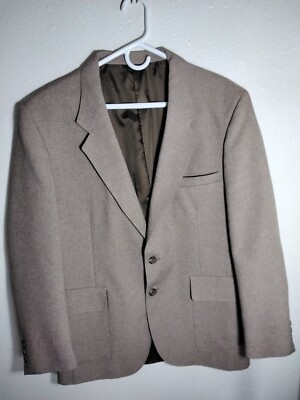 Levi's Action Suit Blazer Jacket Size 42R Tan Sta-Prest Sport Coat | eBay