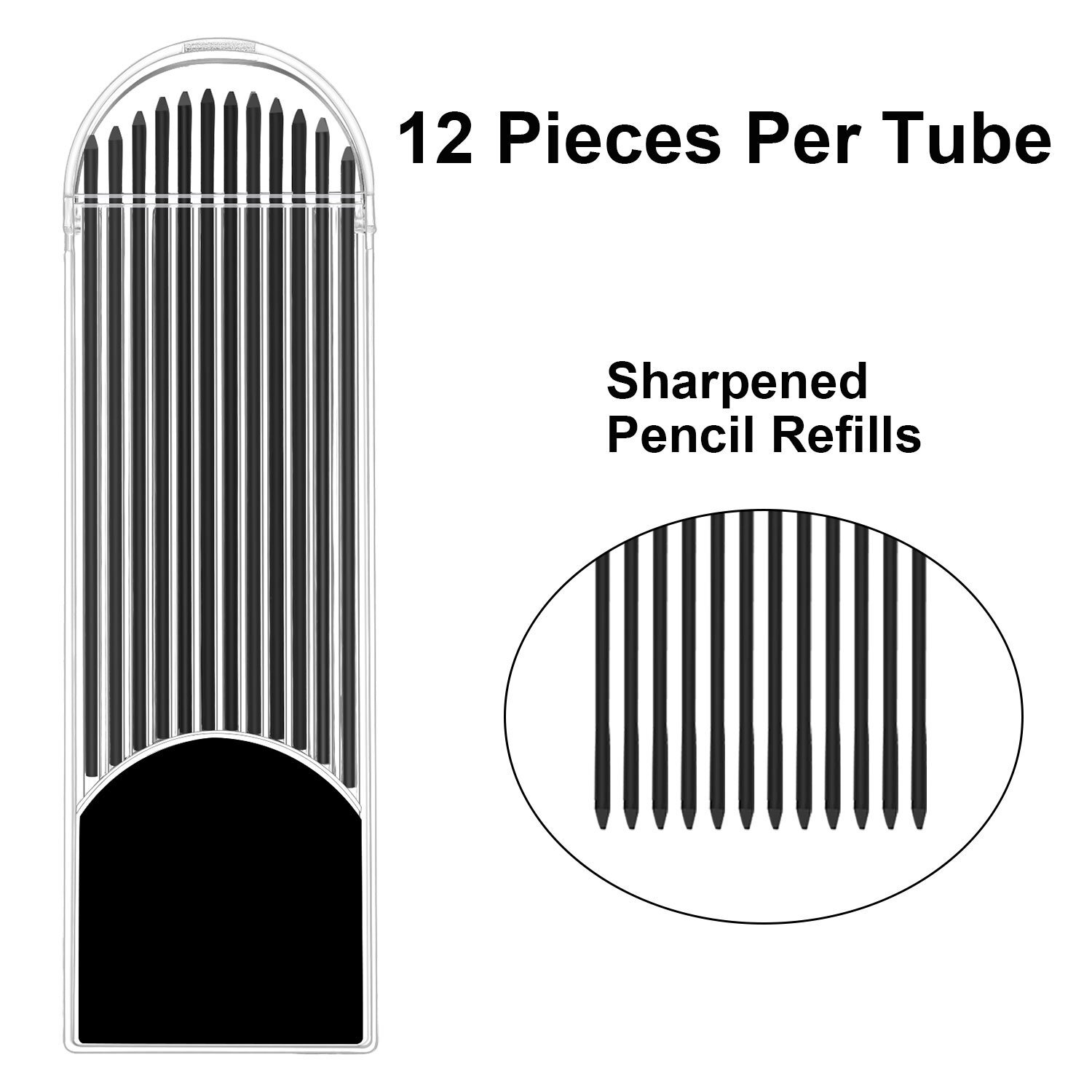 Mechanical Pencil W 2 Cases Lead Refills for Writing Crafting Art ...