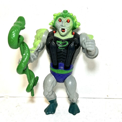 Vintage 1986 MOTU Snake Face w Snake Staff Masters of the Universe He ...