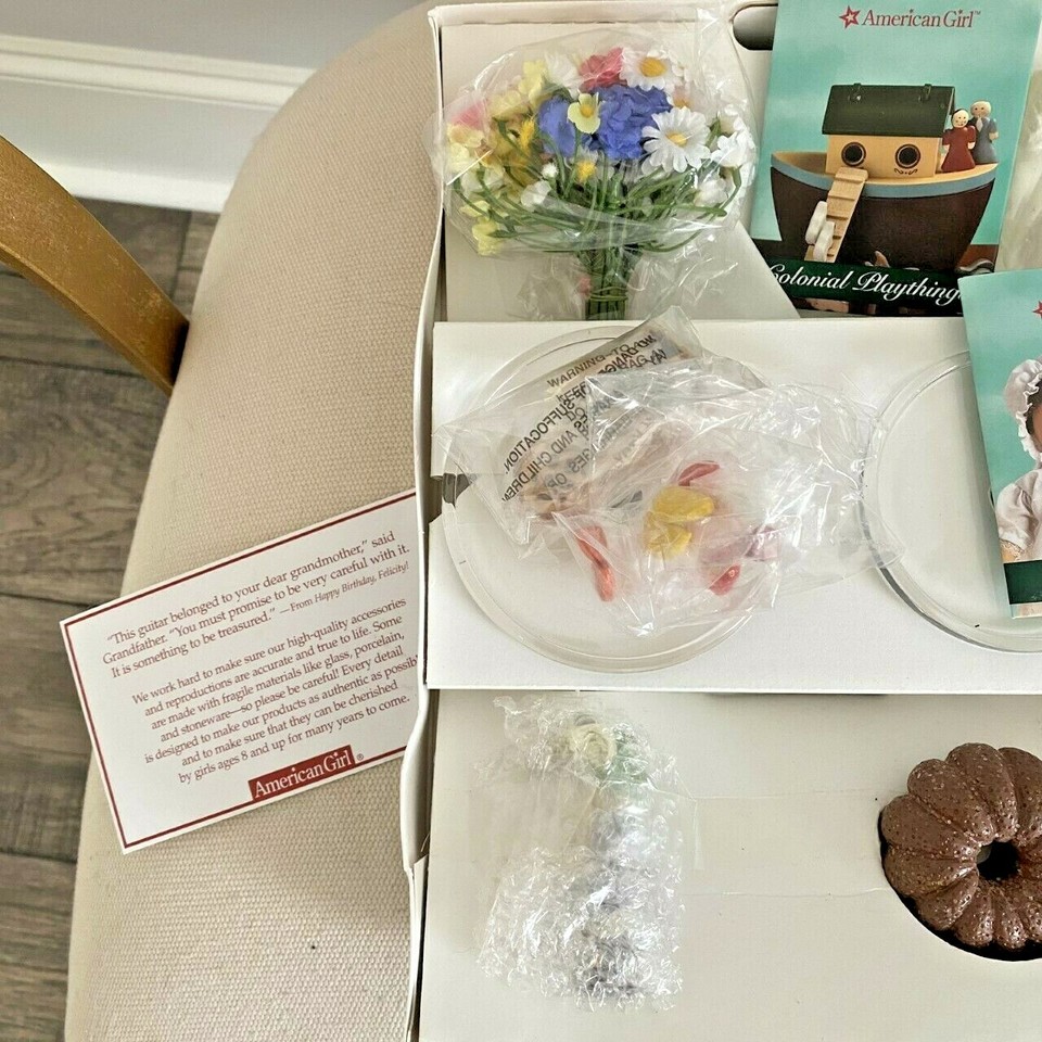 American Girl Pleasant Company Felicity Party Treats Set - Brand NEW in ...