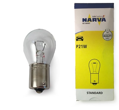 New NARVA 12V 21W Signal Bulb 1141 Single Socket 17635 BA15s P21W | eBay