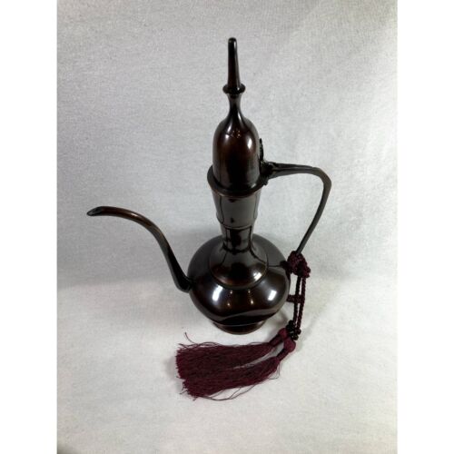 Beautiful Vintage Middle Eastern Brass Style Long Spout Tea Pot ...