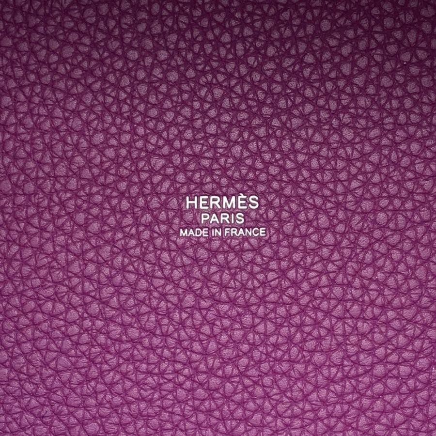 Hermes Picotin Lock MM Handbag Anemone/Silver Hardware Togo Leather Z ...